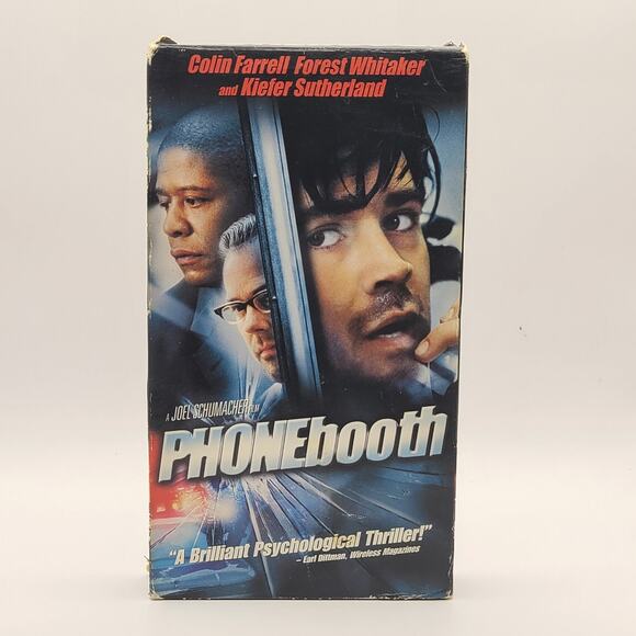 Vhs | Media | Phone Booth Colin Farrell Forest Whitaker Vhs | Poshmark